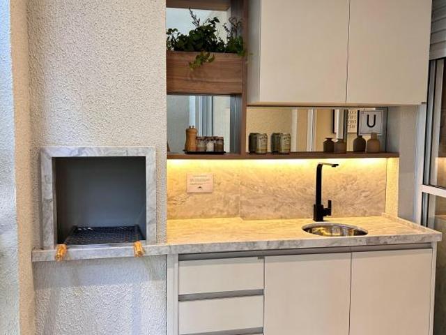Apartamento à venda de 71m², 3 dormitórios, suíte e Varanda gourmet Parque Gabriel, Hortolândia