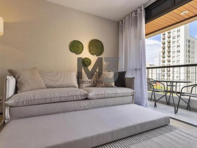 Apartamento à venda e para alugar em Campinas, Cambuí, com 1 quarto, com 48 m², Edifício Carmel