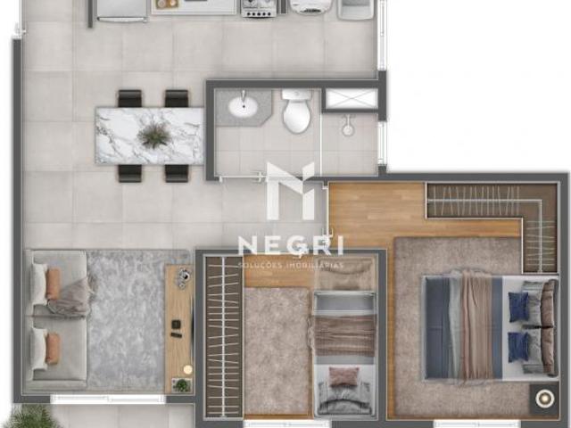 apartamento à venda em Mansões Santo Antônio