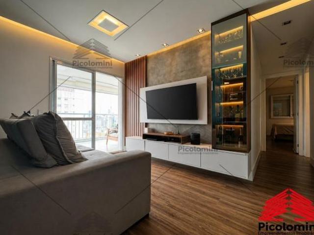 Apartamento à venda em Mobiliado São Paulo SP, Tatuapé: 2 quartos, 1 suíte, 2 banheiros, 2 vagas, 74