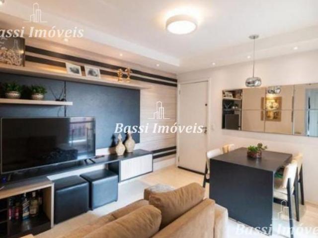 Apartamento à venda em Mogi Guaçu SP, Condomínio Santa Clara: 2 quartos, 2 salas, 1 vaga, 51m². Venh