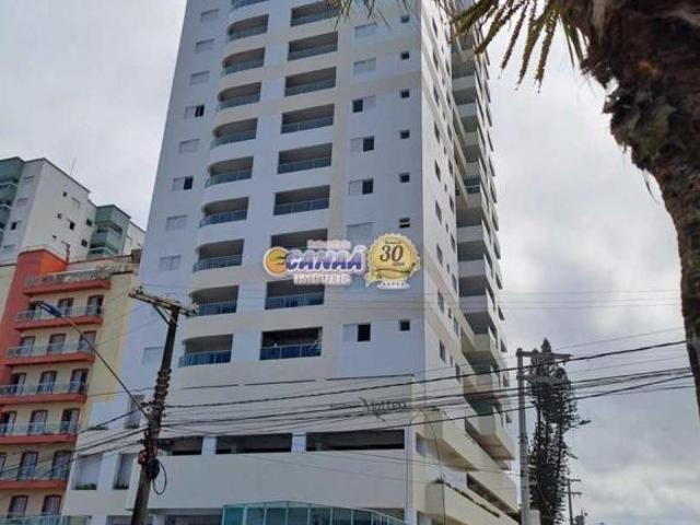 Apartamento à venda em Mongaguá SP com sacada vista mar!