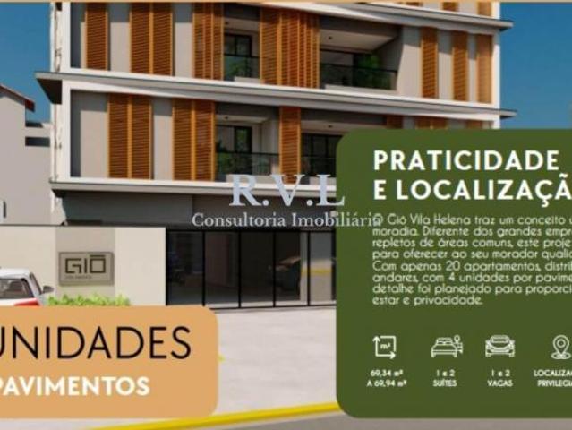 Apartamento à venda em Atibaia SP, 2 dormitórios, 1 suíte, 2 salas, 3 banheiros e 1 vaga de garagem