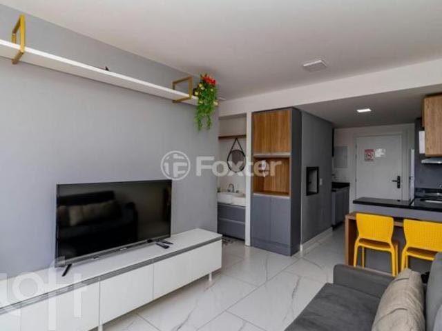 Apartamento à venda em Azenha com 41 m², 1 quarto, 1 vaga