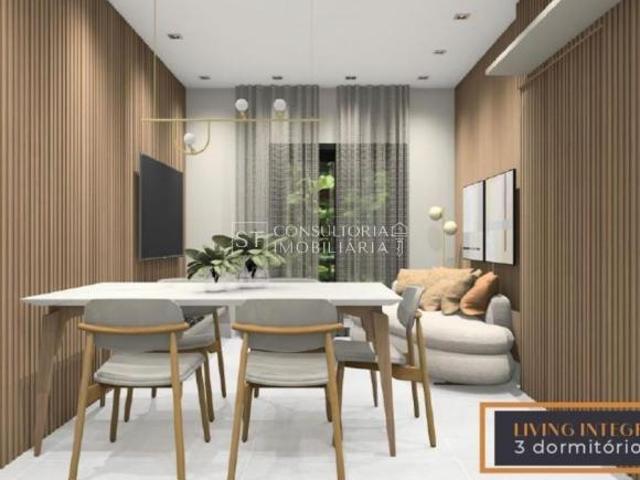 Apartamento à venda em Americana SP, na Vila Santa Catarina: 3 quartos, 1 suíte, 2 salas, 2 vagas de