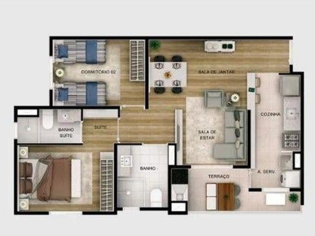 Apartamento à venda em Aparecidinha