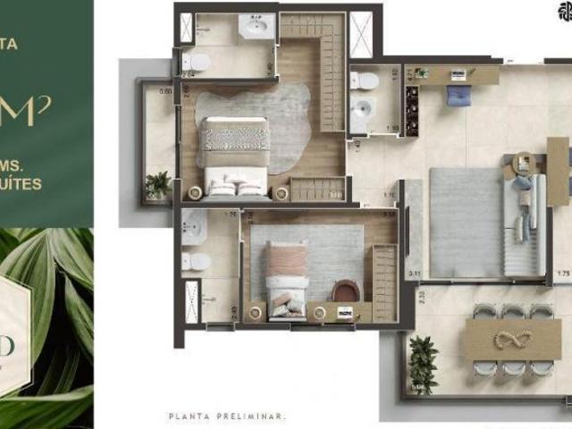 Apartamento à venda em Barueri, Tamboré, com 2 quartos, com 75 m², Nid Alphaville