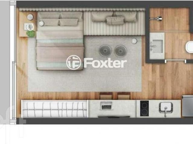 Apartamento à venda em Bela Vista com 24 m², 1 quarto, 1 suíte