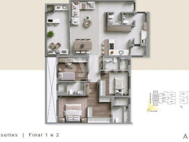 Apartamento à venda em Bigorrilho