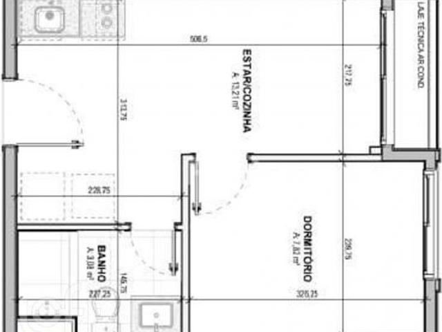 Apartamento à venda em Boa Vista com 29 m², 1 quarto