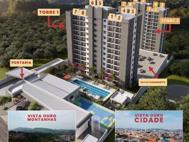 Apartamento à venda em Bragança Paulista SP, bairro Aparecida! 2 quartos, 1 sala, 1 banheiro, 1 vaga
