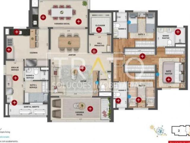 apartamento à venda em Cambuí