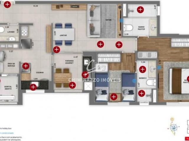Apartamento à venda em Campinas, Jardim Proença, com 2 quartos, com 84 m², Moriah Proença