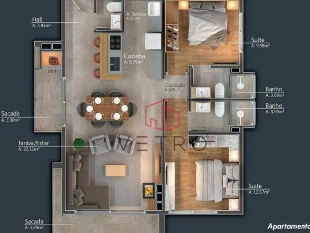Apartamento à Venda em Canela no Centro!