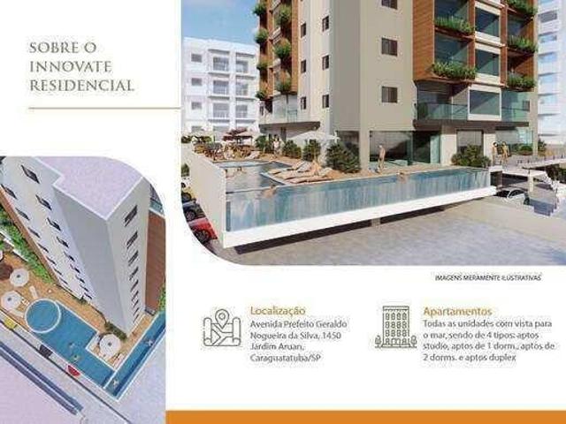 Apartamento à venda em Caraguatatuba, Indaiá, com 1 quarto, 31,00m²