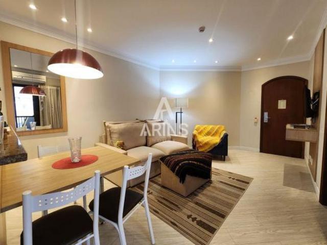 Apartamento a Venda em Flat 4 Estrelas I 44m² I 1 Quarto I 1 Vaga Gonzaga/Santos