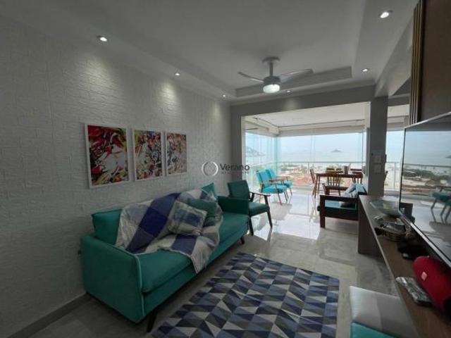 Apartamento à venda em Guarujá, Enseada Mobiliado e com piscina