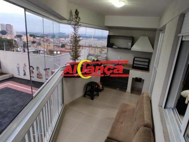 Apartamento à Venda em Gopoúva c/ 82m², 3 quartos sendo 1 suíte, 2 vagas e lazer completo