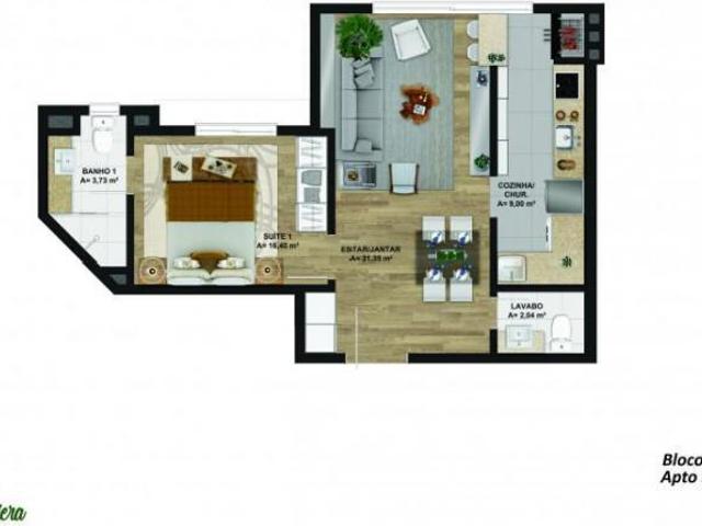 Apartamento à venda em Gramado, Bavaria, com 1 quarto, 49.09m²