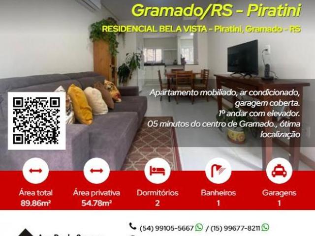 Apartamento á venda em Gramado/RS, Piratini