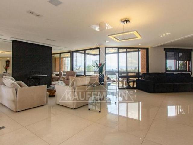 Apartamento à Venda em Higienópolis: 4 Dormitórios, 3 Suítes, 4 Vagas e 260m² de Á.Ú