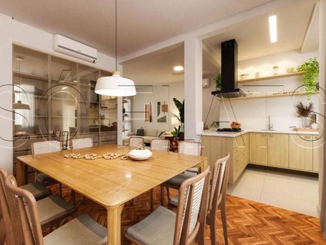 Apartamento à venda em Higienópolis 177m² na Rua Piauí com 3 dormitórios e vaga