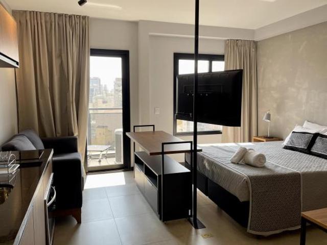 Apartamento à venda em Higienópolis com 30 m², 1 quarto, 1 vaga
