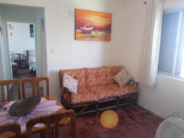 Apartamento à venda em Itanhaém SP, Praia do Sonho: 1 quarto, 1 sala, 1 banheiro, 1 vaga, 56m² de ár