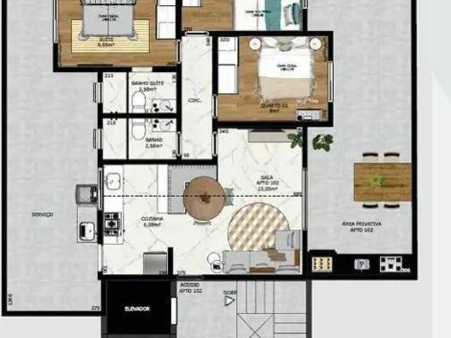 Apartamento à Venda em Itapoã, Belo Horizonte MG