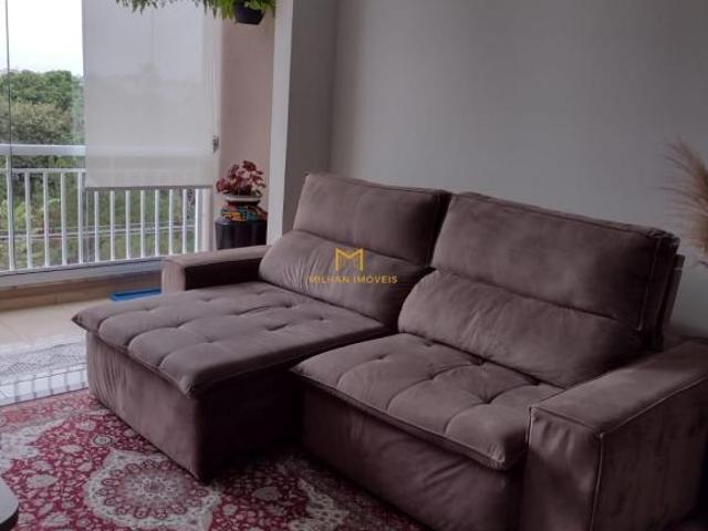 Apartamento à venda em Indaiatuba SP, Chácara do Trevo: 3 quartos, 1 suíte, 2 salas, 2 banheiros, 2