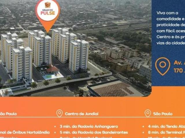 Apartamento à venda em Jundiaí SP, no Engordadouro com 2 quartos, sala, banheiro e vaga de garagem!