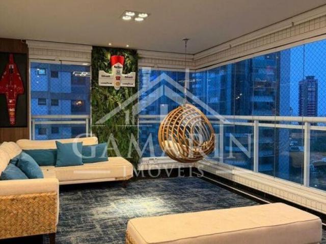 APARTAMENTO À VENDA EM JARDIM ANÁLIA FRANCO 280m² 4 SUÍTES 5 VAGAS MOBILIADO