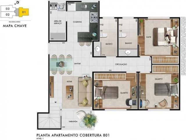 Apartamento à venda em Padre Eustáquio