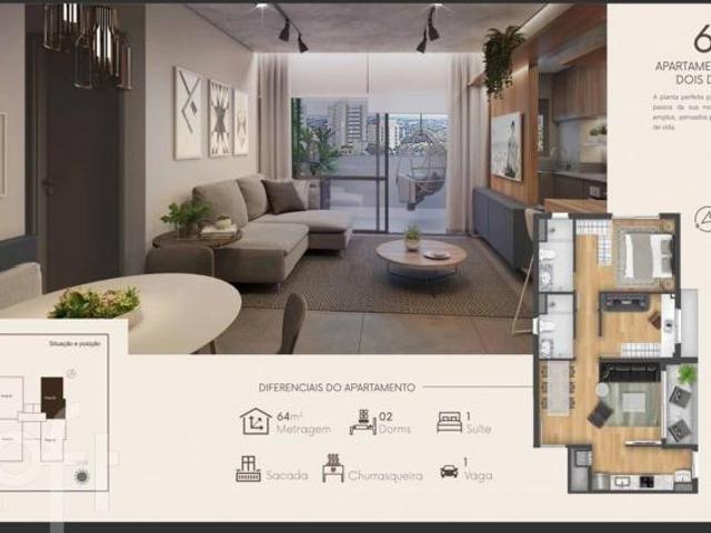 Apartamento à venda em Petrópolis com 79 m², 3 quartos, 1 suíte, 2 vagas