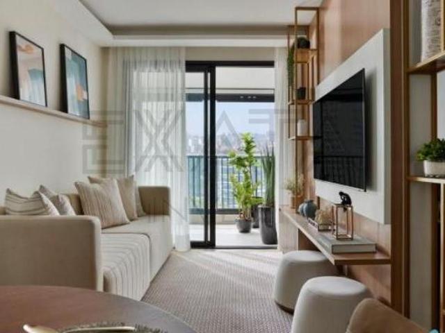 Apartamento à venda em Pinheiros, São Paulo SP: 1 quarto, 1 suíte, 1 sala, 1 banheiro, 1 vaga, 49,95