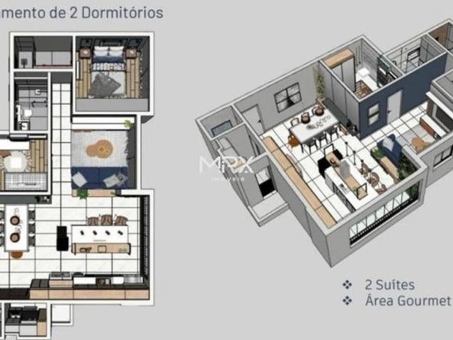 Apartamento à venda em Piracicaba, São Judas, com 2 suítes, com 81 m², Residencial Ariatam