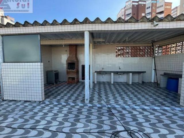 Apartamento à venda em Praia Grande SP, Aviação: 1 quarto, 1 banheiro, 1 vaga de garagem, 28m² de ár