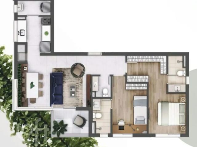 Apartamento à venda em Rio Branco com 79 m², 2 quartos, 2 suítes, 2 vagas