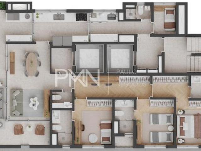 Apartamento à venda em São Paulo, Vila Madalena, com 3 suítes, com 167.14 m², Casa Madá