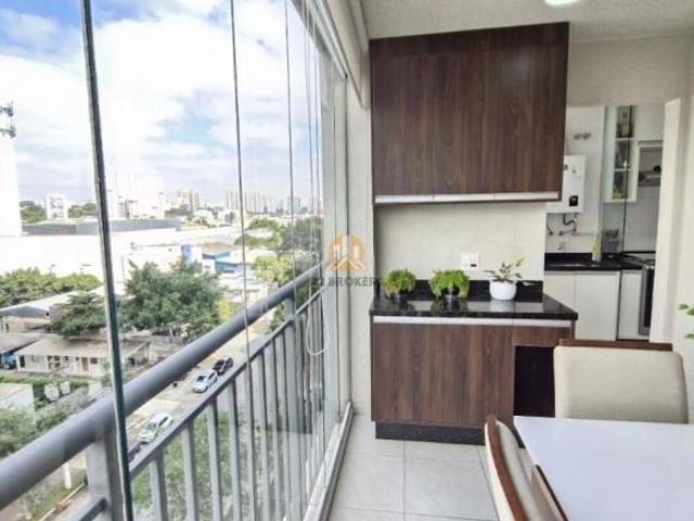 Apartamento à venda em São Paulo SP, Vila Anastácio: 2 quartos, sendo1 suíte e 1 vaga de garagem, 59