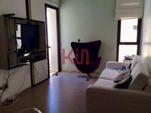 Apartamento à Venda em São Paulo SP, Indianópolis: 1 Quarto, 1 Suíte, 1 Vaga de Garagem 50m² de Ár