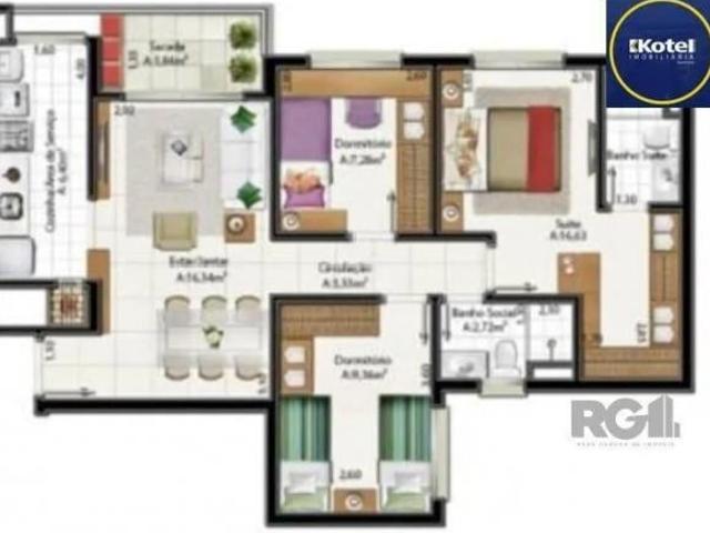 Apartamento à venda em Santa Maria Goretti