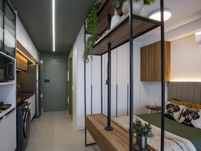 Apartamento à venda em Santo Amaro com 29 m², 1 quarto, 0 vagas