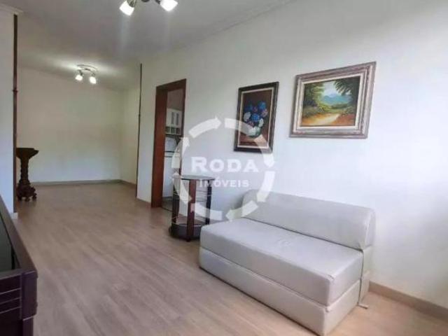 Apartamento à venda em Santos SP, bairro Marapé, 2 quartos, 1 suíte, 2 salas, 1 banheiro, garagem fe