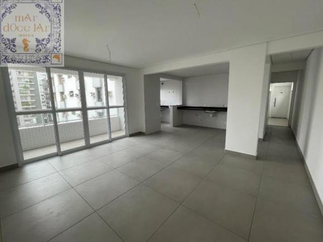 Apartamento à venda em Santos SP, Boqueirão: 2 suítes, sala e cozinha integrada, 3 banheiros, 1 vaga