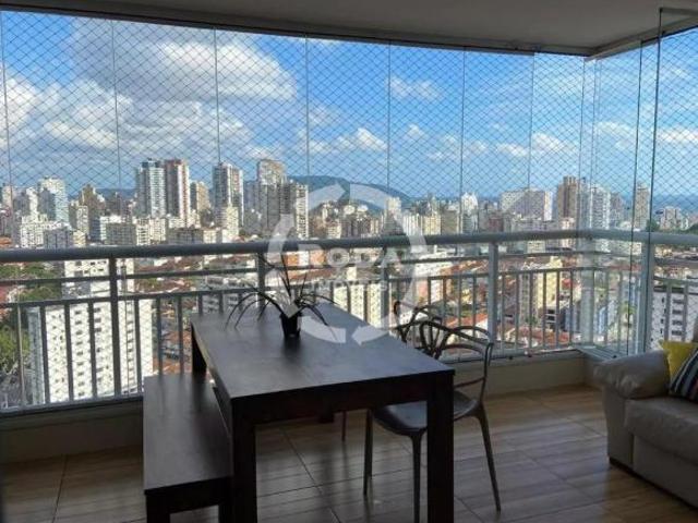 Apartamento à venda em Santos SP, Marapé: 3 quartos, 1 suíte, 3 salas, 4 banheiros, 2 vagas, 150m²