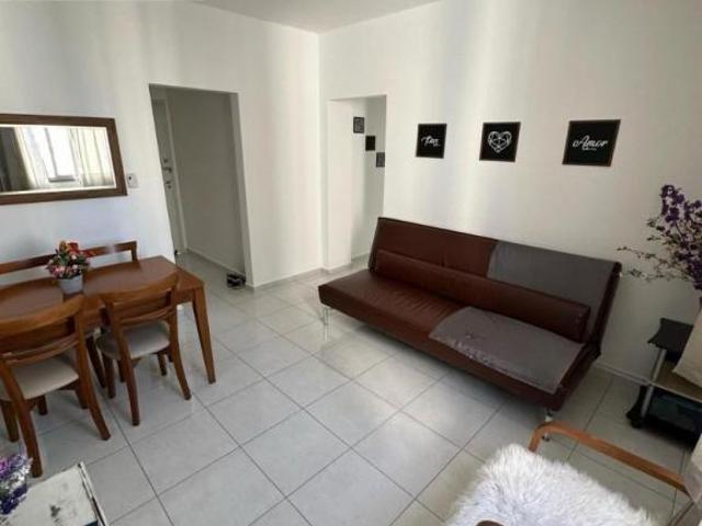 Apartamento à venda em Santos SP, no Boqueirão: 1 quarto, sala, banheiro, cozinha, garagem, 48m². Lo