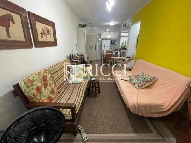 Apartamento à venda em Santos SP, Pompéia: 1 quarto, 2 salas, 1 banheiro, 1 vaga, 52m². Imperdível!