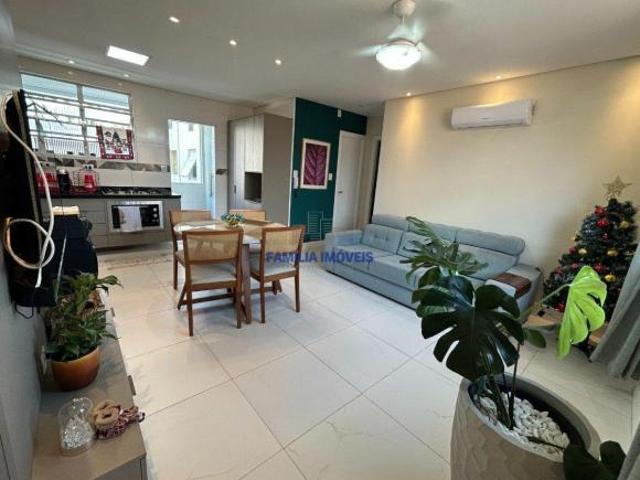 Apartamento à venda em Santos/SP Macuco reformado 2 quartos 1 vaga