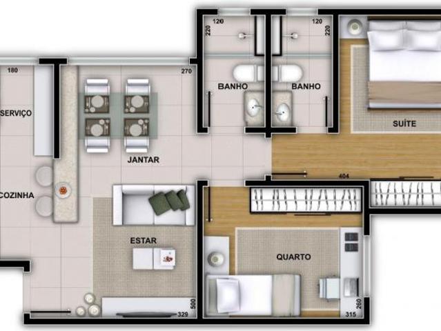 Apartamento à venda em Serra